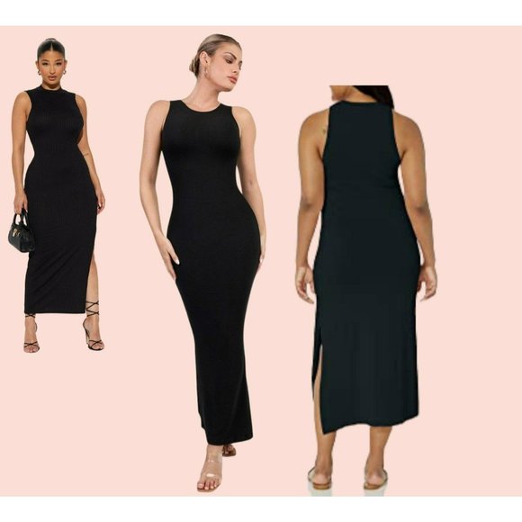 Discreet | Dresses | Bodycon Womens Dresses High Neck Cut In A Line ...